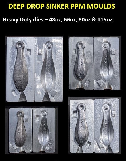 DEEP DROP SINKER MOULD - Various Sizes – Diamond Networks